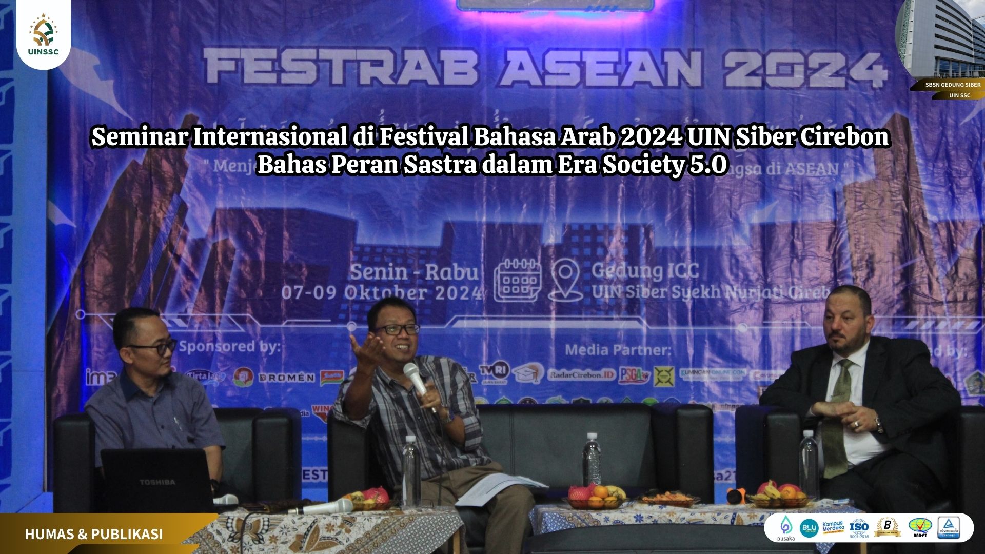 Seminar Internasional di Festival Bahasa Arab 2024 UIN Siber Cirebon ... Seminar Internasional di Festival Bahasa Arab 2024 UIN Siber Cirebon ...