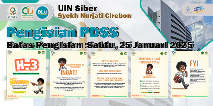 Batas Pengisian PDSS H-3 SPAN-PTKIN 2025 - Portal Berita dan Informasi UIN Siber Syekh Nurjati ...